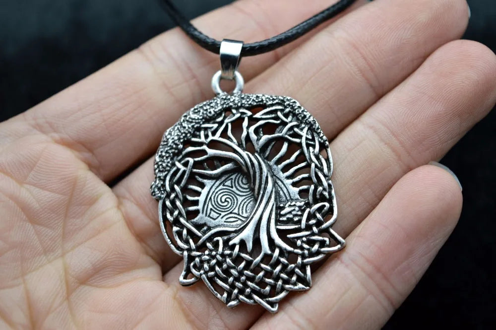 Tree Of Life Necklace Family Tree Slavic Rod Symbol Pendant Viking Amu ...
